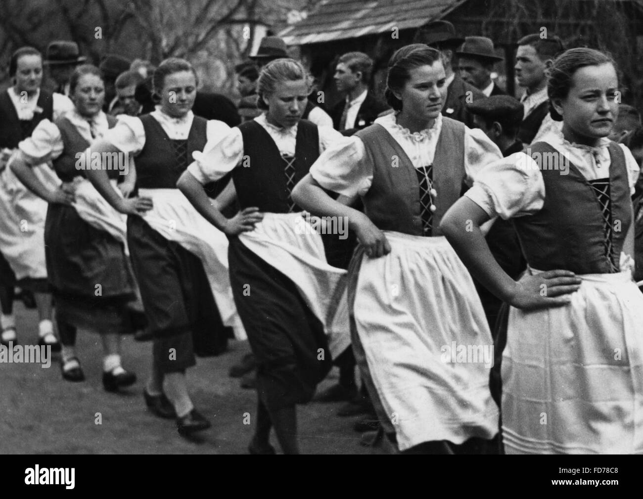 Bessarabia Germans in the resettlement camp Baumgartenberg, 1941 Stock ...