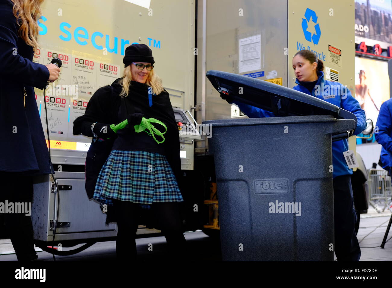 The 9th annual Good Riddance Day in Times Square Featuring: Atmosphere ...
