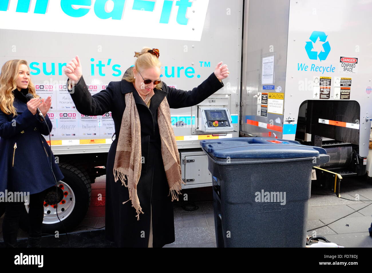 The 9th annual Good Riddance Day in Times Square Featuring: Atmosphere ...