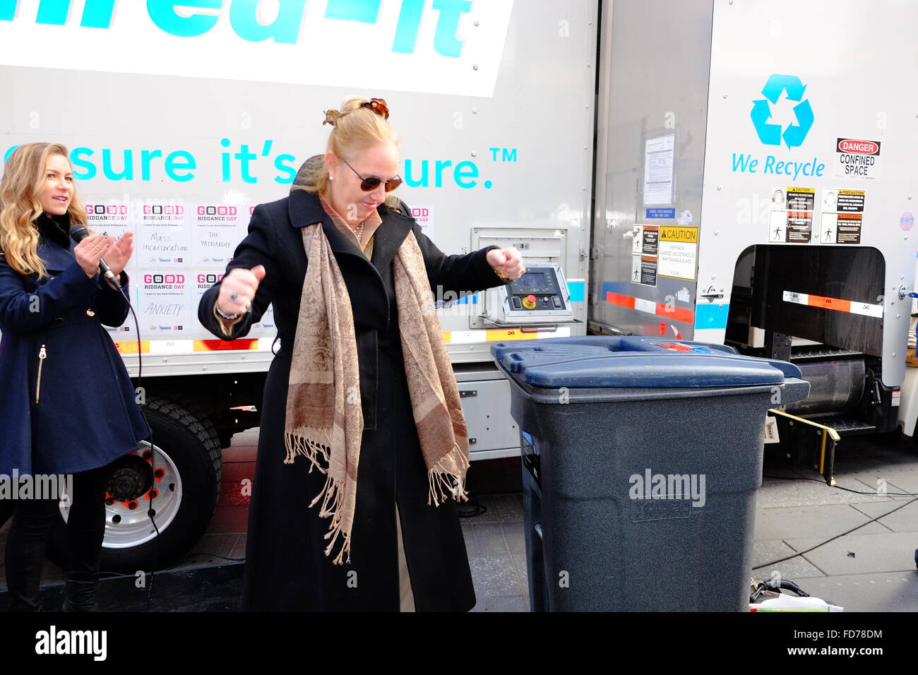 The 9th annual Good Riddance Day in Times Square Featuring: Atmosphere ...