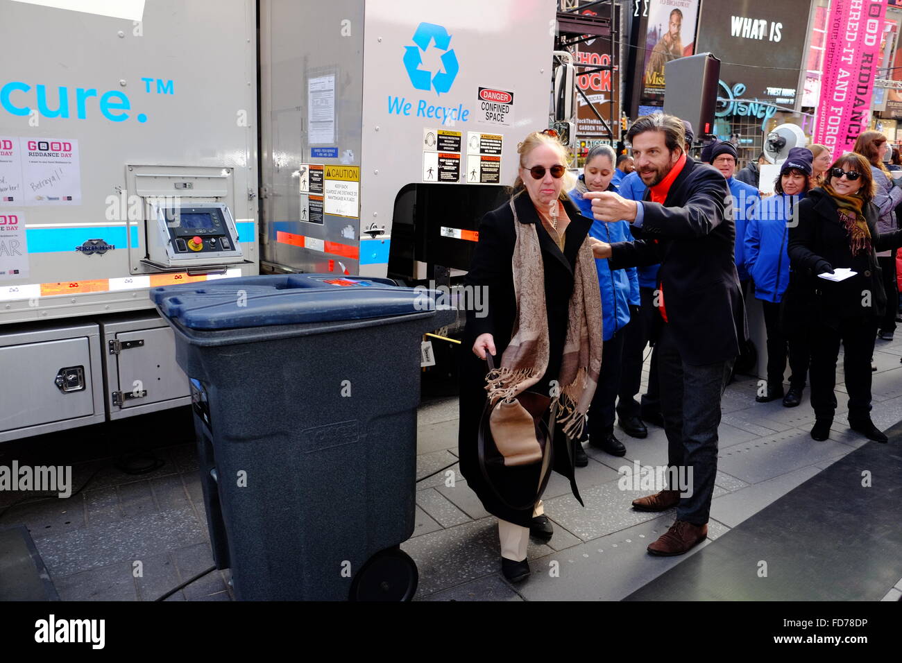 The 9th annual Good Riddance Day in Times Square Featuring: Atmosphere ...