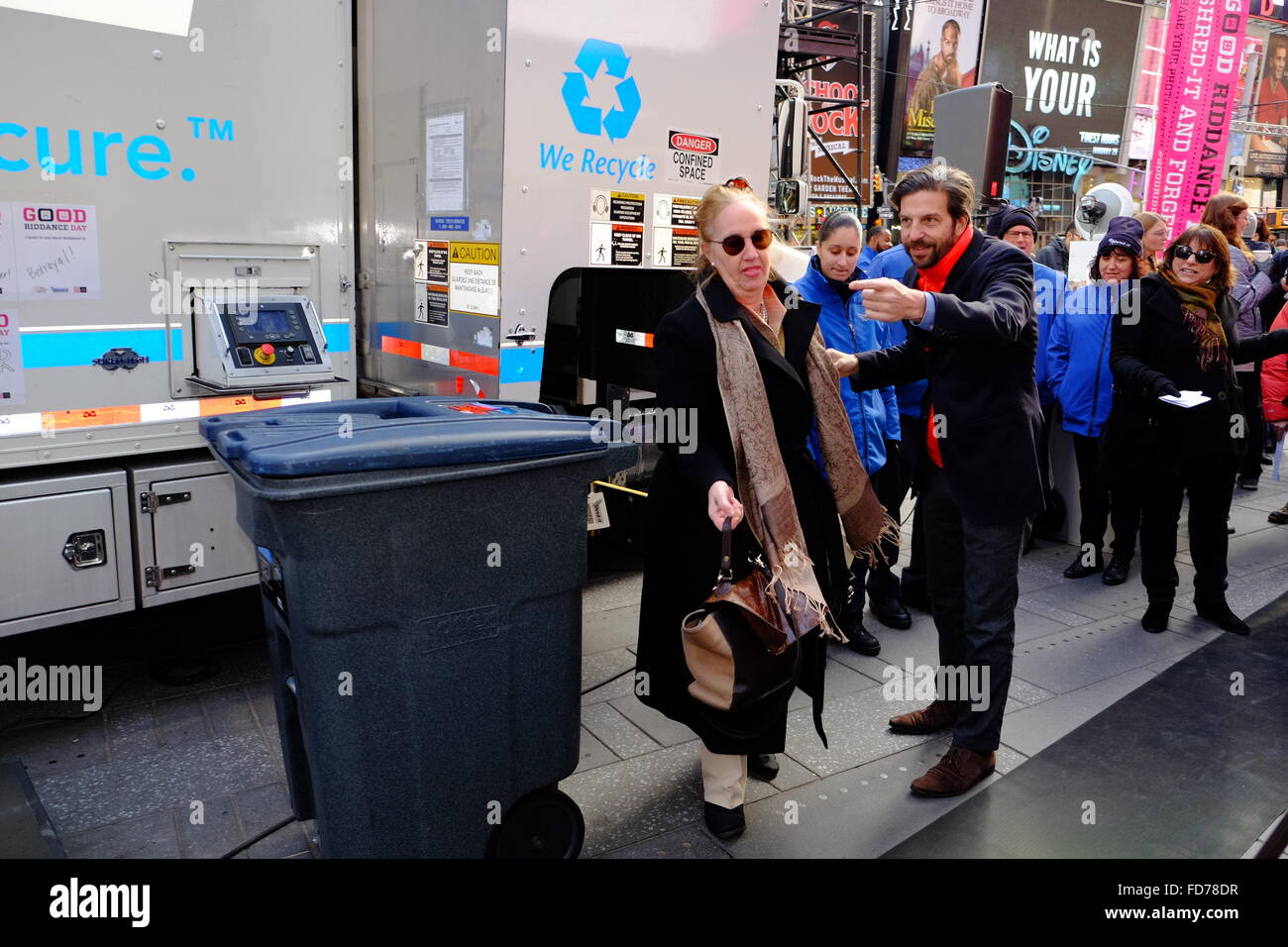 The 9th annual Good Riddance Day in Times Square Featuring: Atmosphere ...