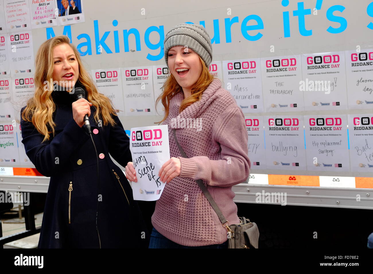 The 9th annual Good Riddance Day in Times Square Featuring: Atmosphere ...