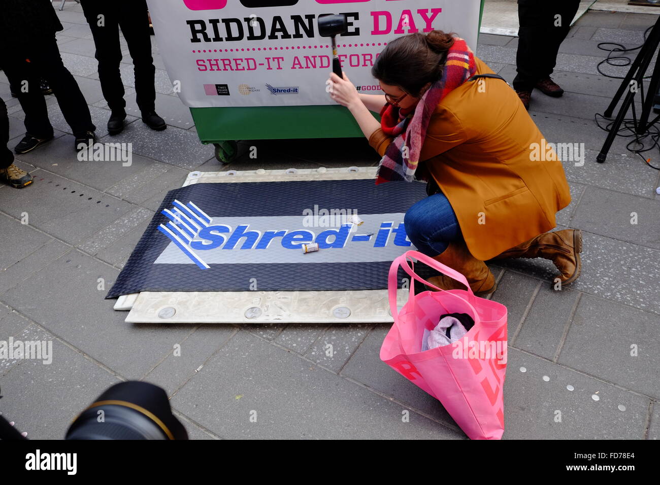 The 9th annual Good Riddance Day in Times Square Featuring: Atmosphere ...