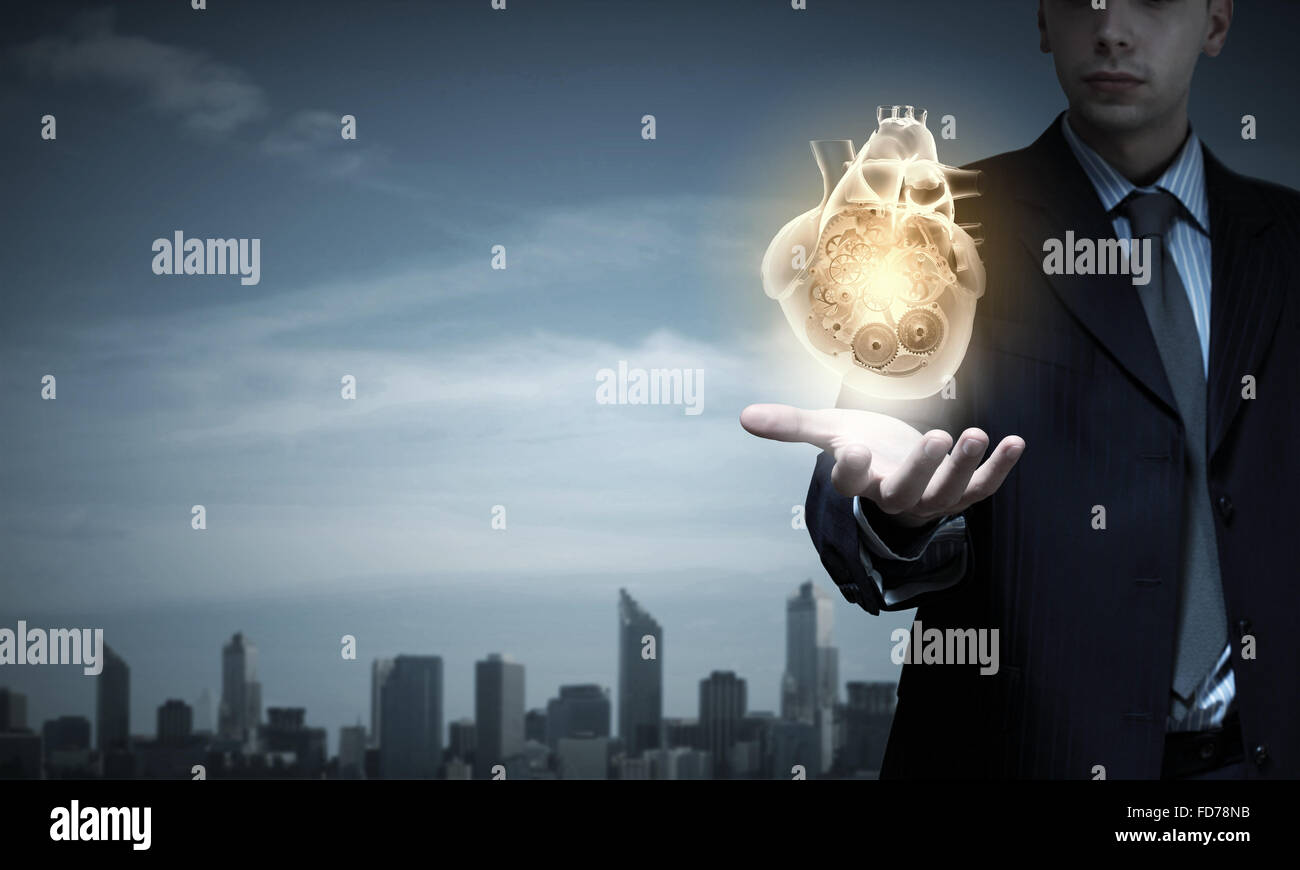 Digital heart hi-res stock photography and images - Alamy