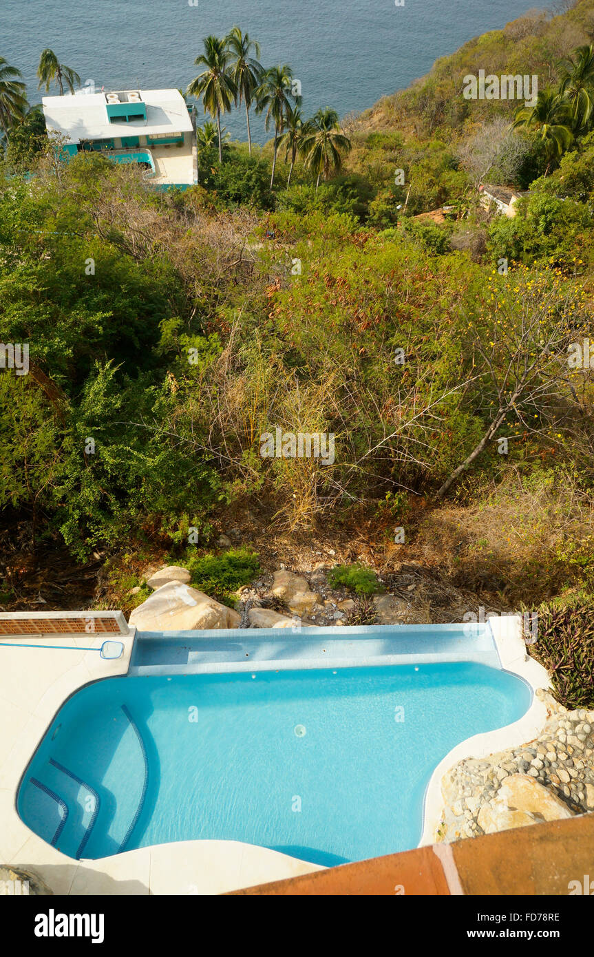Swimming pool at home in Acapulco, Mexico Stock Photo - Alamy