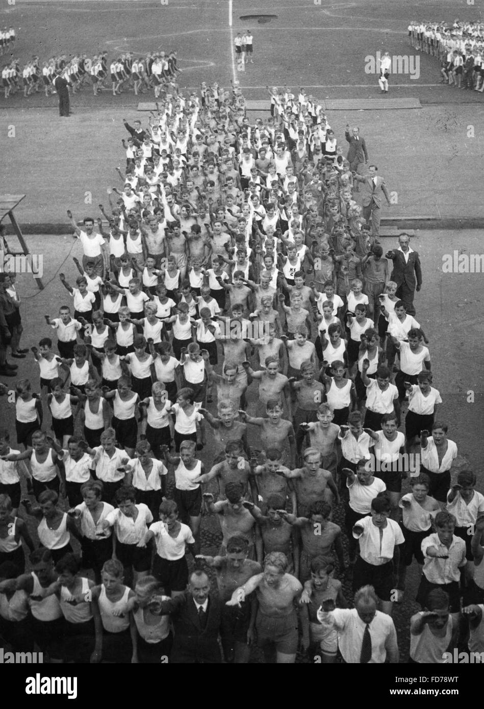 Festival of the German school in Berlin, 1933 Stock Photo - Alamy