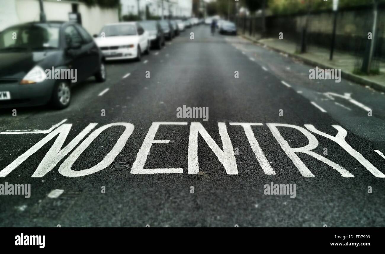 Text Written On Street Stock Photo - Alamy