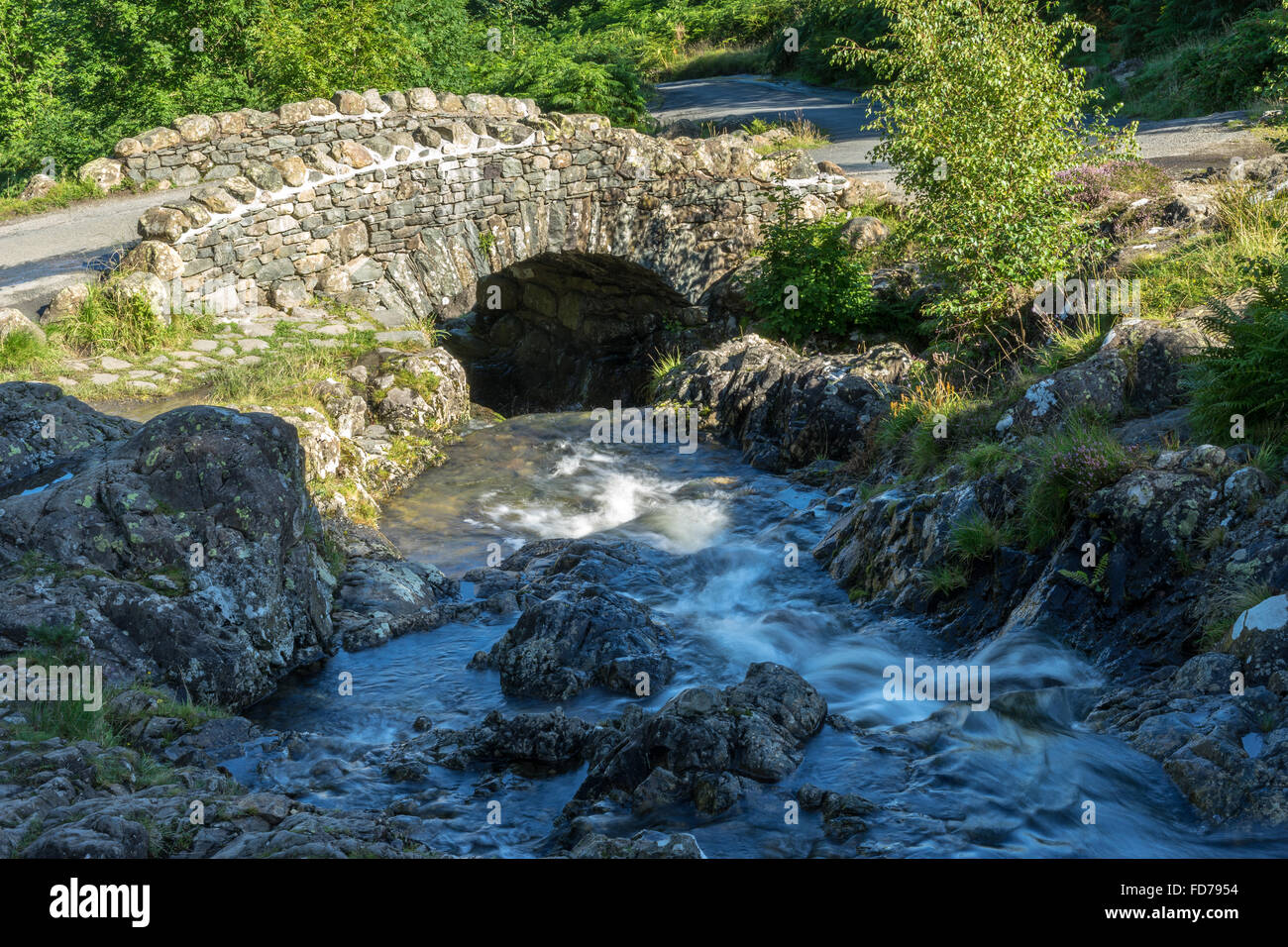 Ashness bridge lake district summer hi-res stock photography and images ...