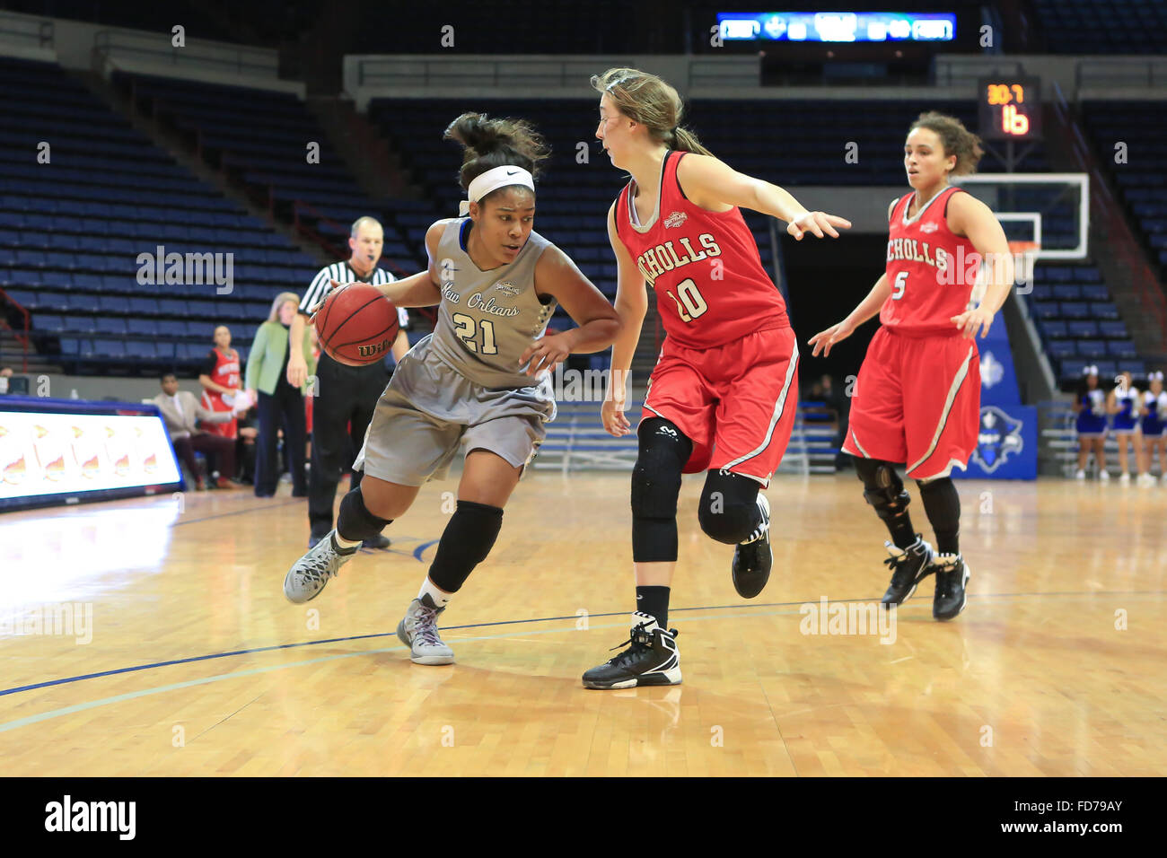 New Orleans Louisiana, USA. 27th Jan, 2016. Randi Brown #21 of the New ...