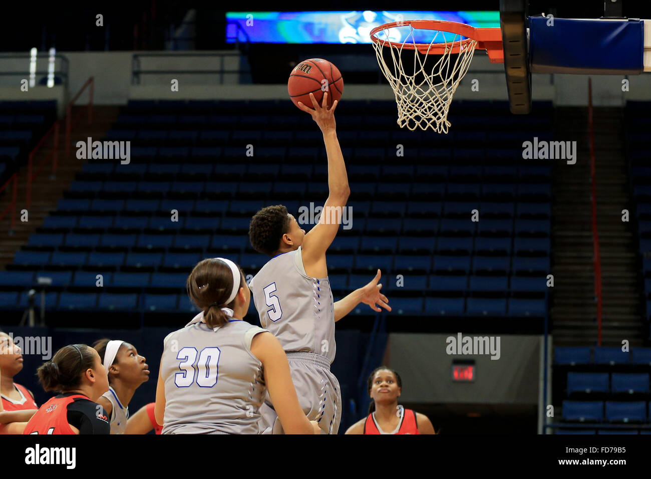 New Orleans Louisiana, USA. 27th Jan, 2016. Alexis Martin #5 of the New ...