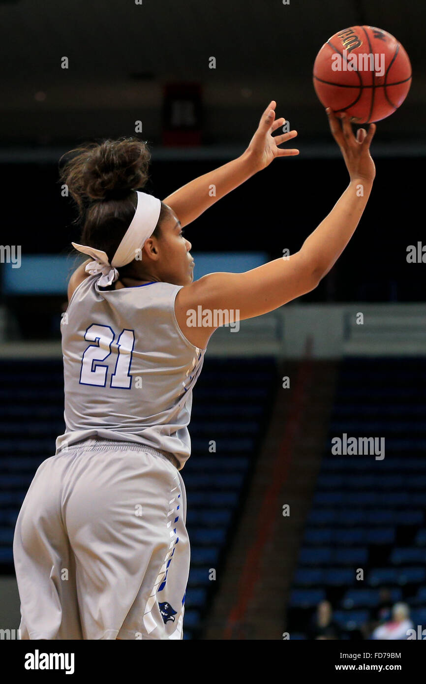 New Orleans Louisiana, USA. 27th Jan, 2016. Randi Brown #21 of the New ...