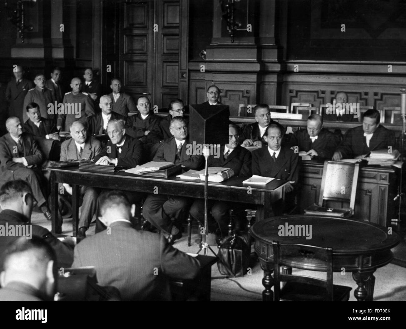 Rundfunkprozess (broadcasting process), 1934 Stock Photo - Alamy