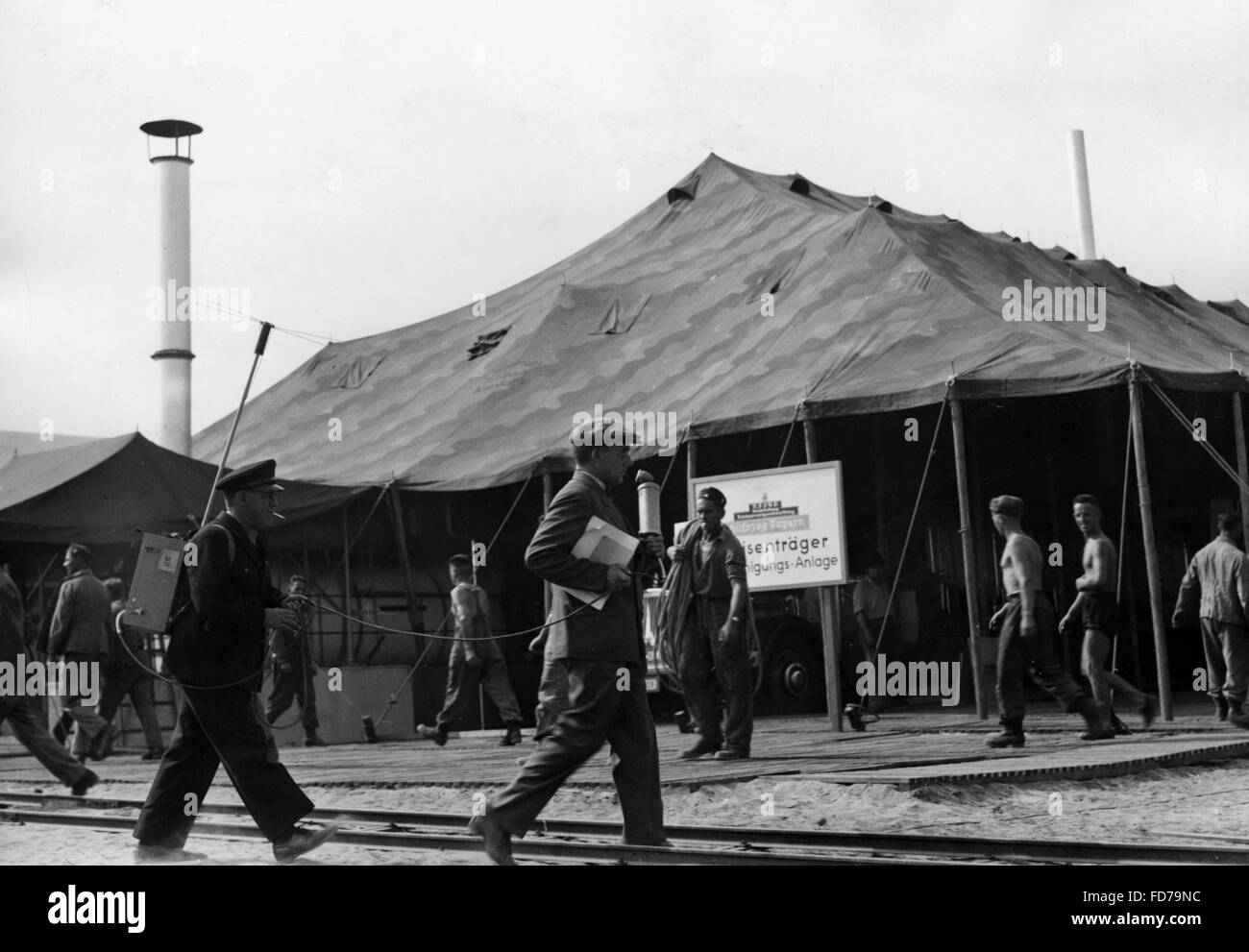 Broadcasting staff at the Nuremberg Rally, 1937 Stock Photo - Alamy