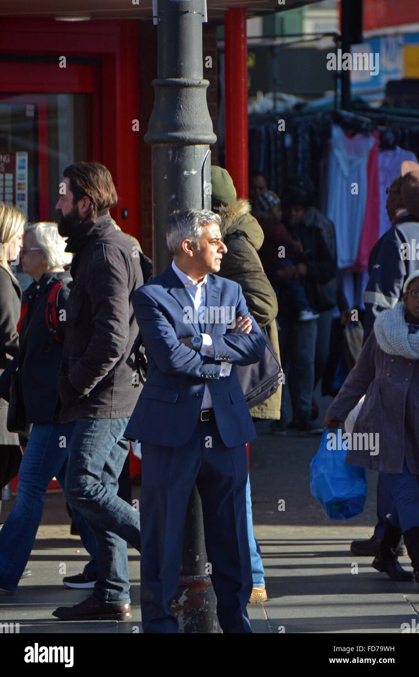 London, UK, 28 January 2016, Sadiq Khan. MP for Tooting and Labour ...