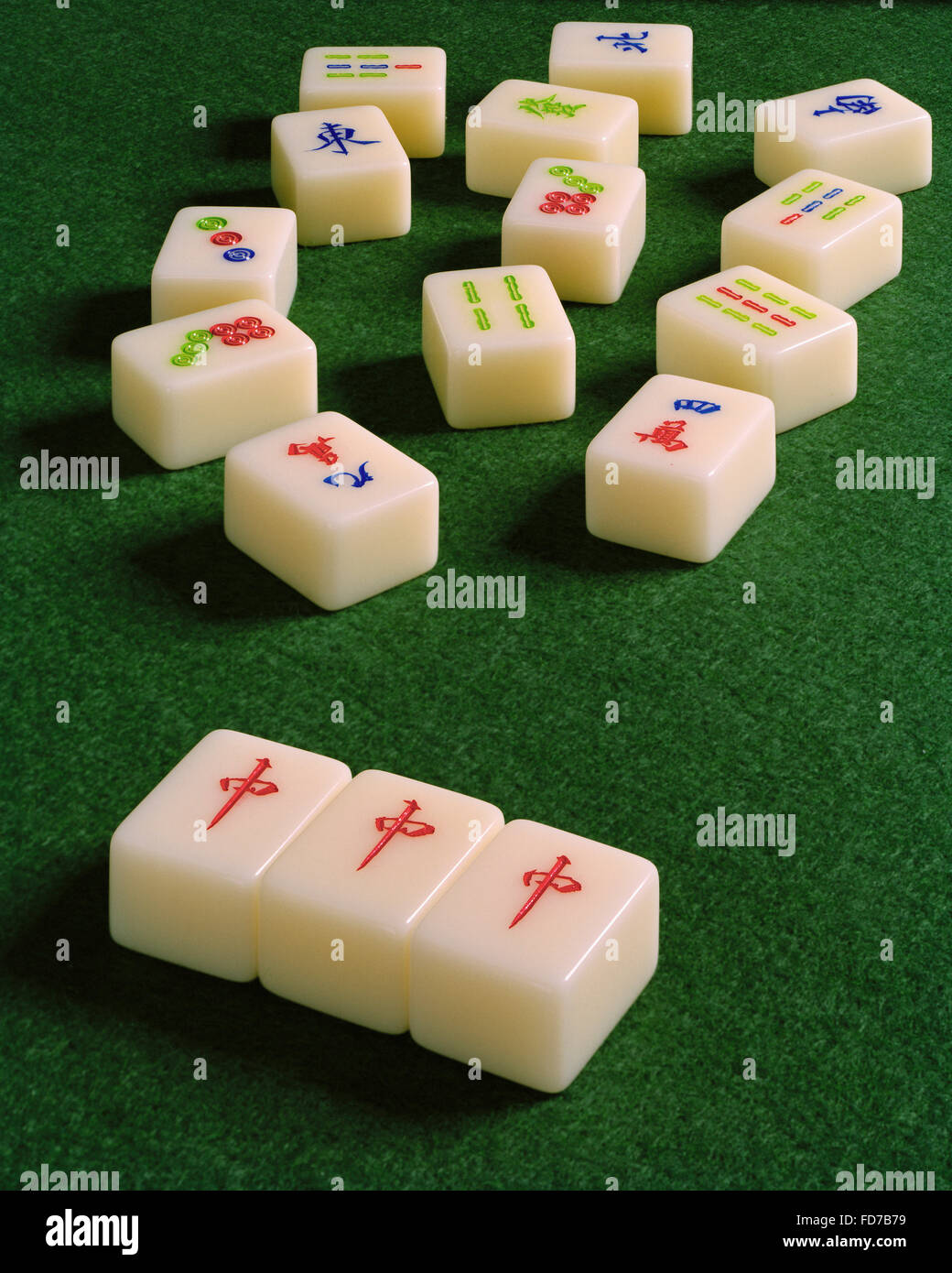 Mah jong tiles hi-res stock photography and images - Alamy