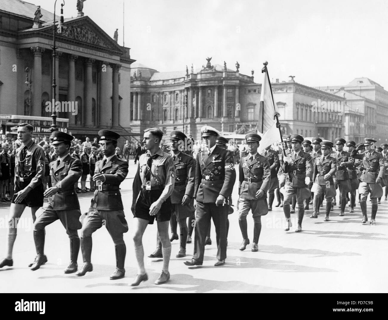 Japanese youth leaders visiting Germany, 1938 Stock Photo - Alamy