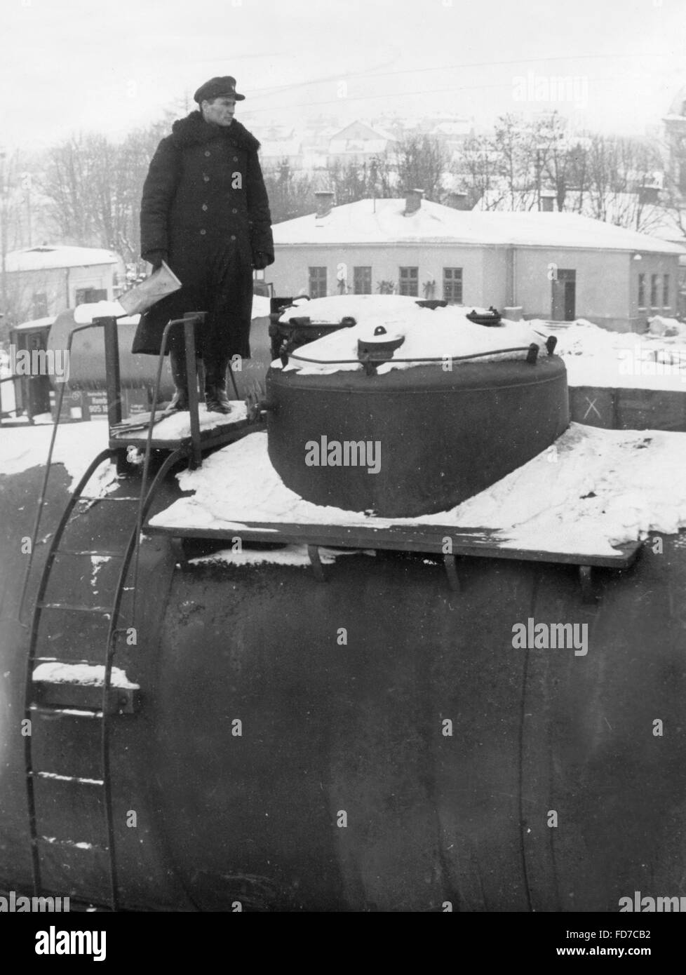 German-Soviet oil transport in Przemysl, 1940 Stock Photo - Alamy