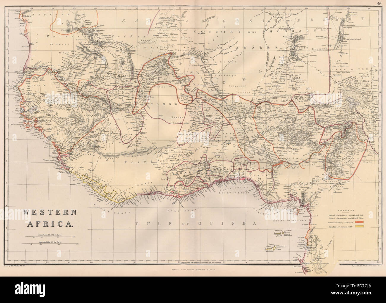 Map of empires colonial hi-res stock photography and images - Alamy