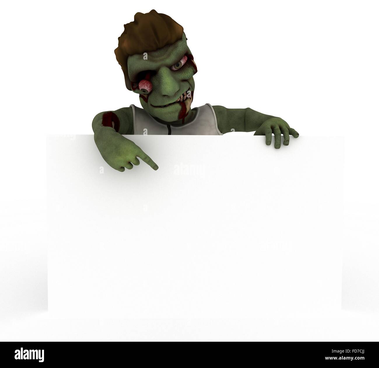 Zombie Bite Mark Cartoon