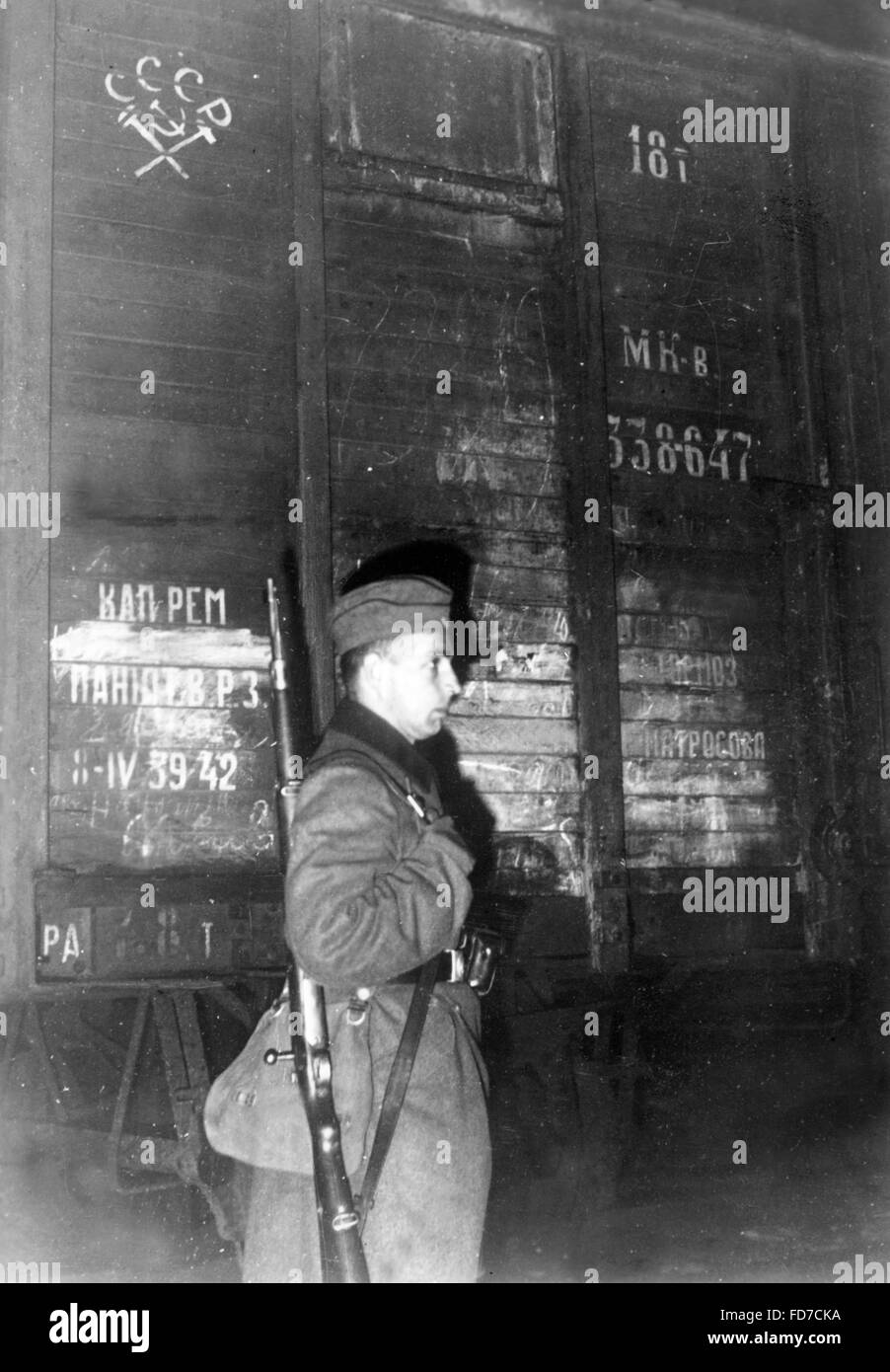 Soviet grain delivery to Germany, 1939 Stock Photo - Alamy