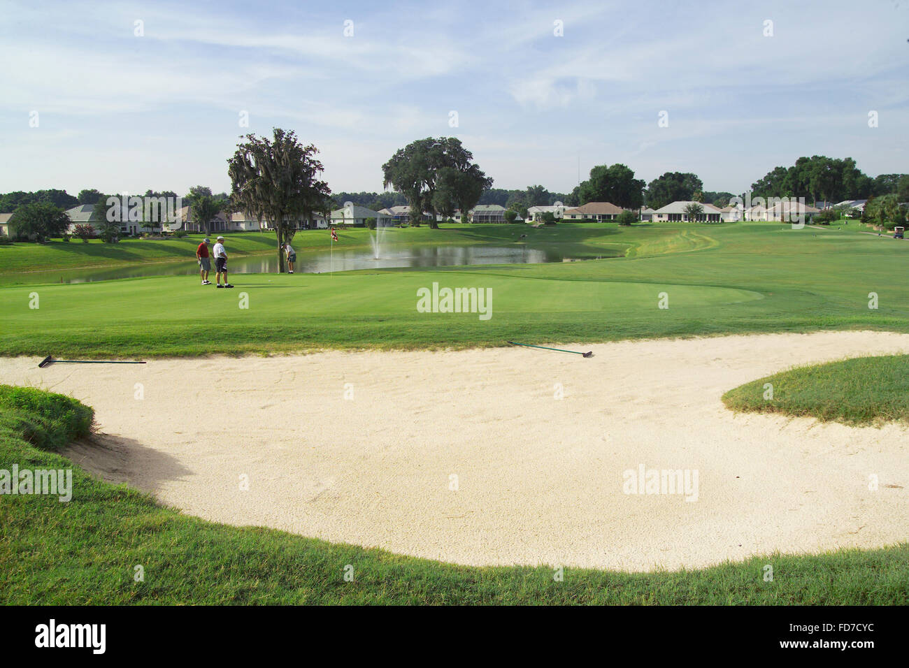 Florida golf retirement community Stock Photo - Alamy