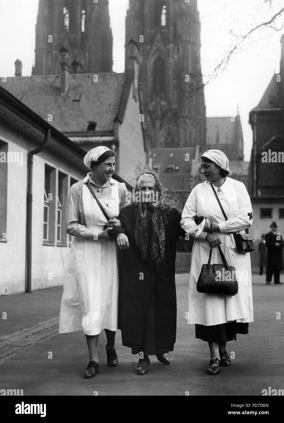 Red Cross and the Reichstag election in Cologne, 1936 Stock Photo - Alamy