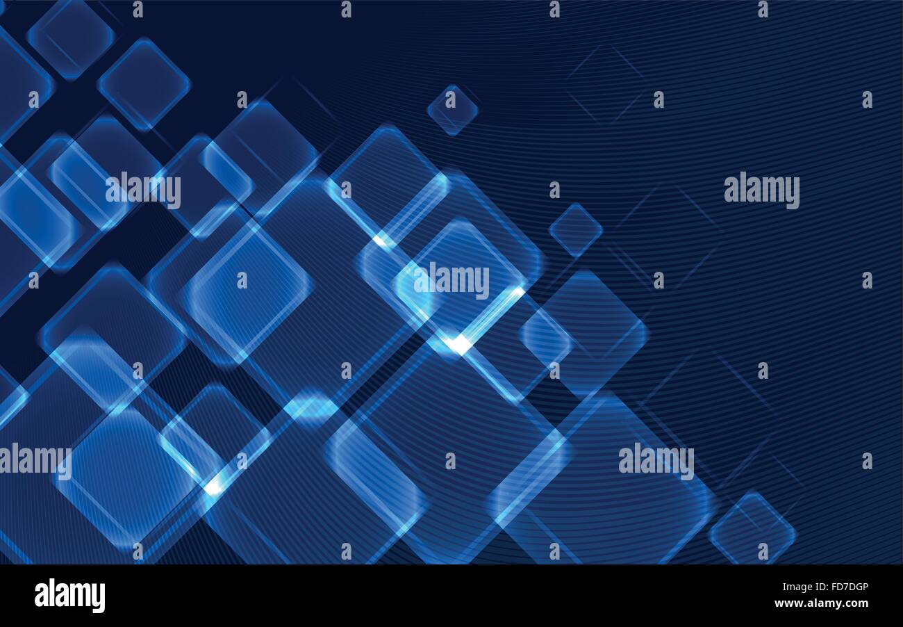 blue Square Abstract background, vector Stock Vector Image & Art - Alamy