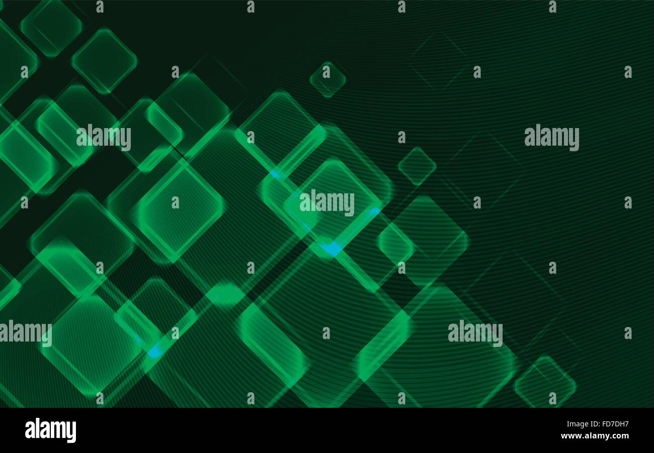 Green Square Abstract background Stock Vector Image & Art - Alamy
