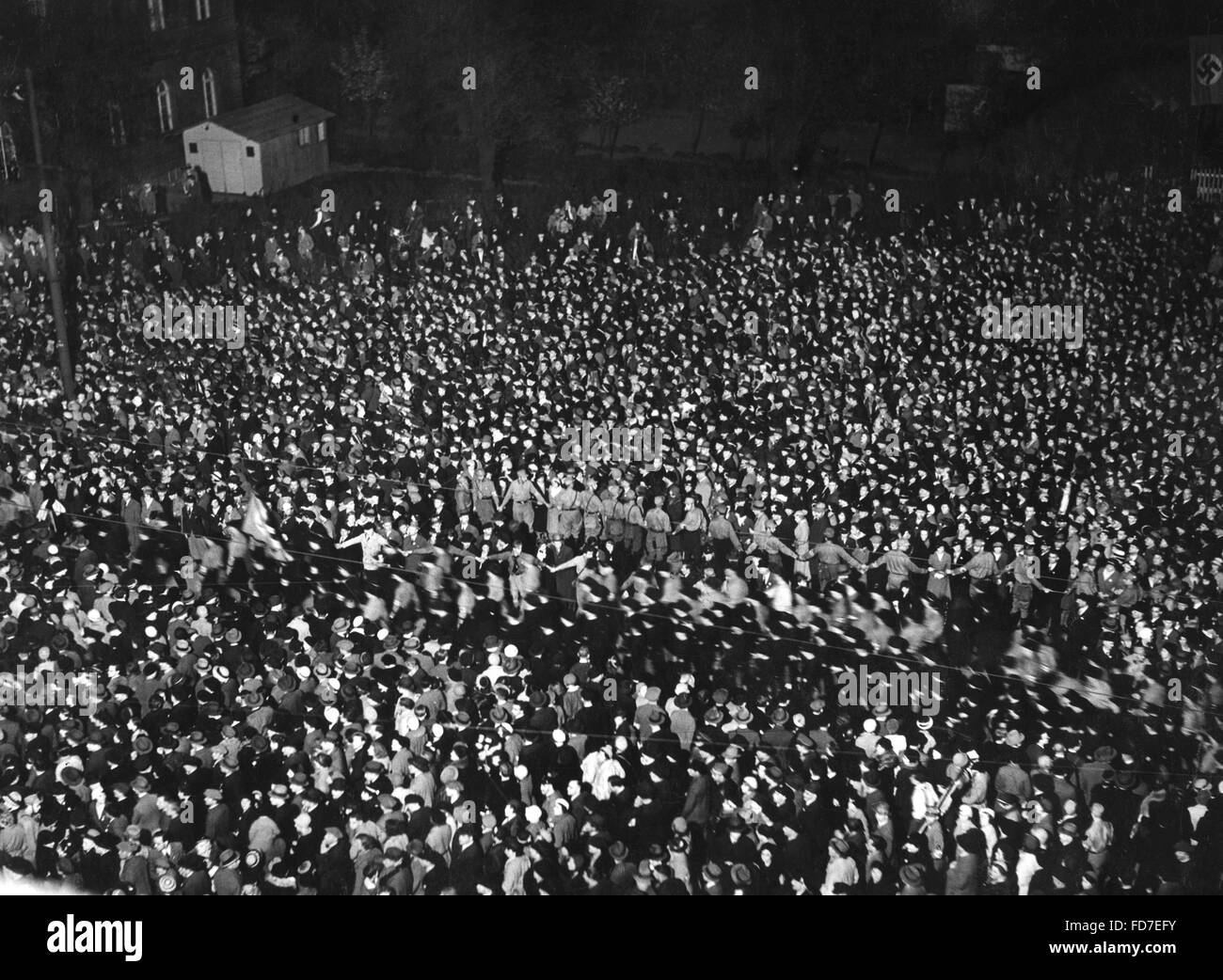 May Day rally on the Tempelhof Field, 1933 Stock Photo - Alamy