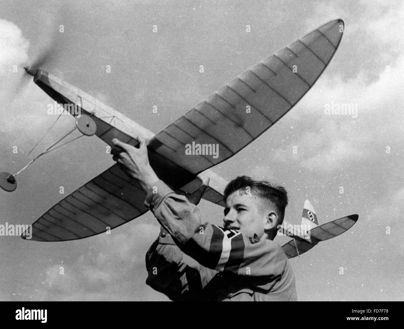 Hitler on airplane hi-res stock photography and images - Alamy