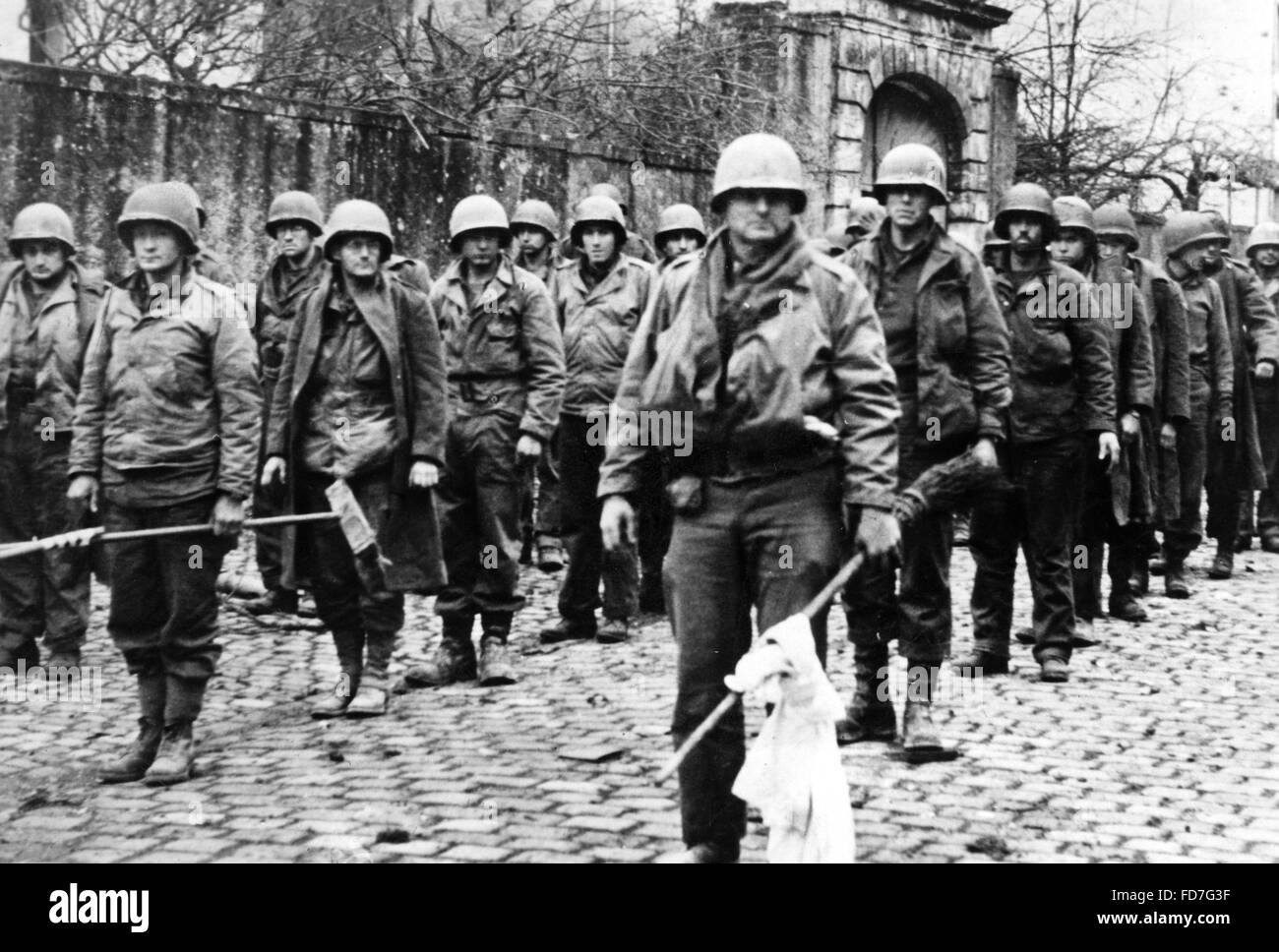 Captive US soldiers during the Ardennes offensive, 1944 Stock Photo - Alamy