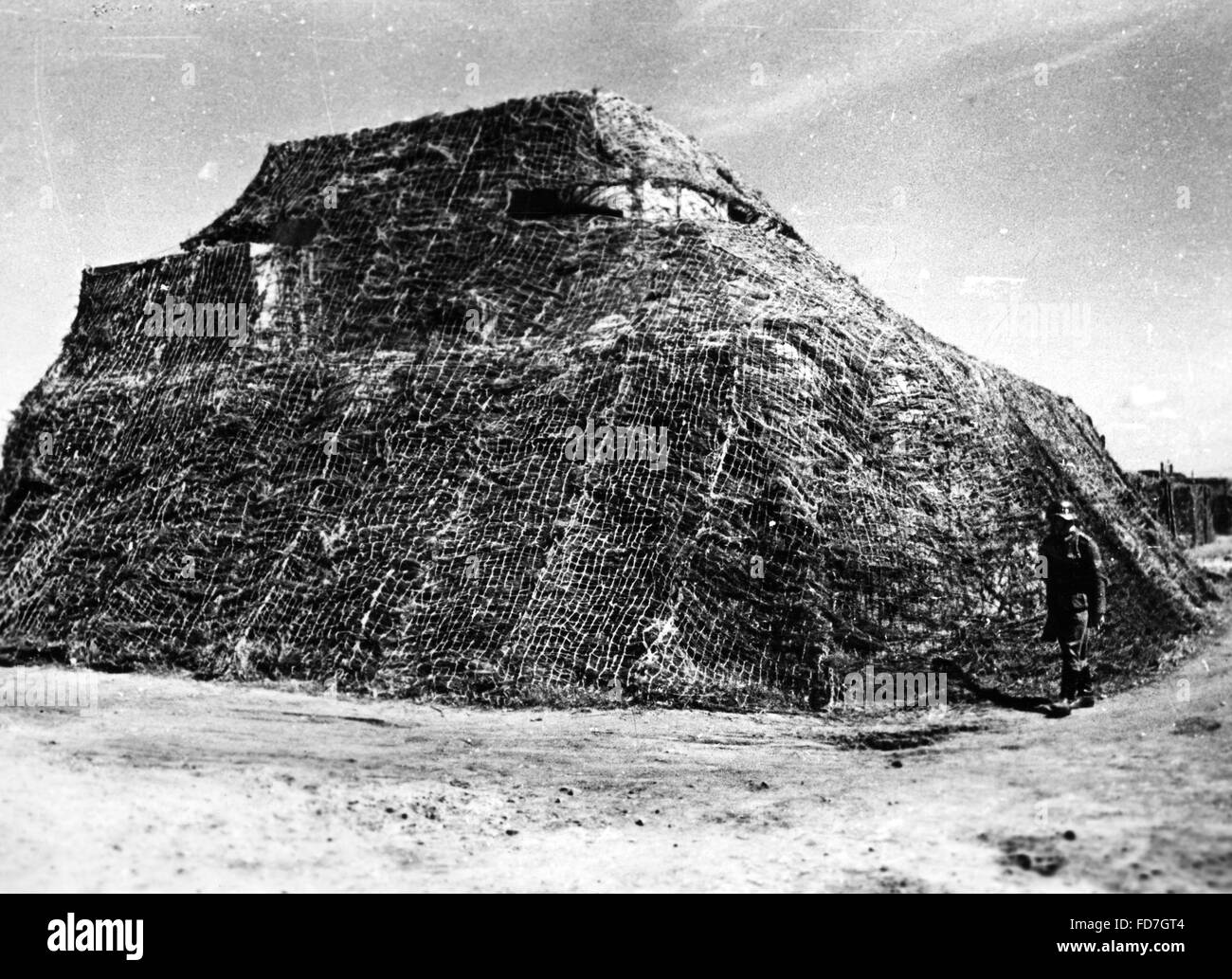 German coastal fortification on the Atlantic Wall, 1943 Stock Photo - Alamy