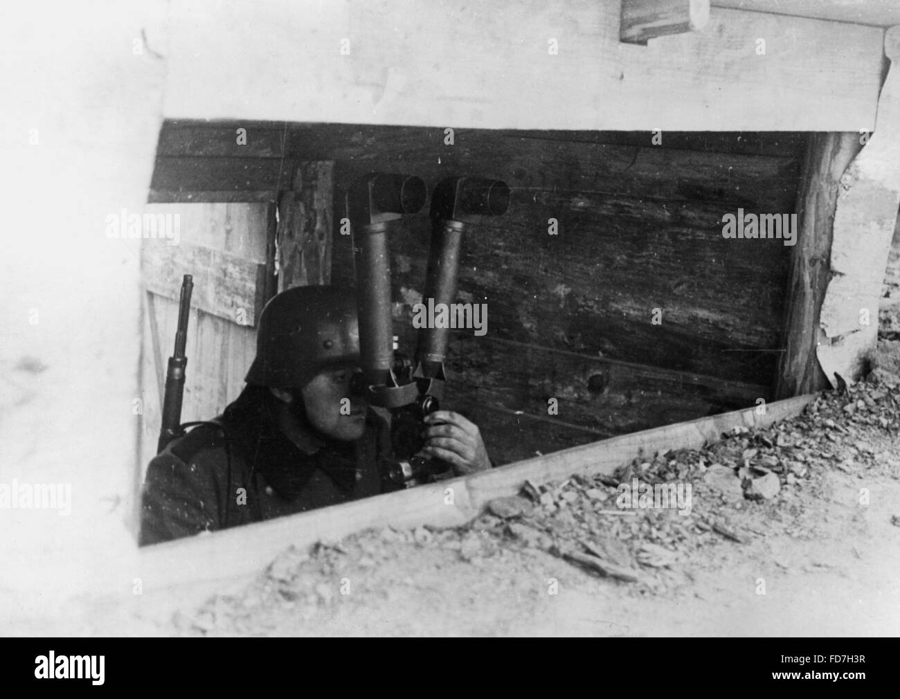 German observation posts along the Channel coast Stock Photo - Alamy