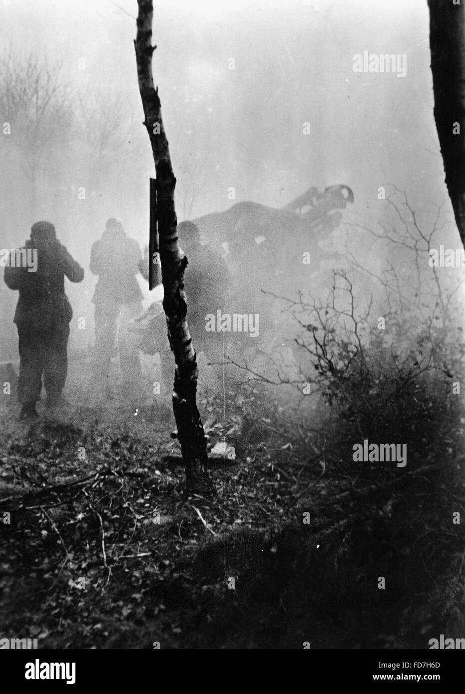 German artillery on the Western Front, 1945 Stock Photo - Alamy