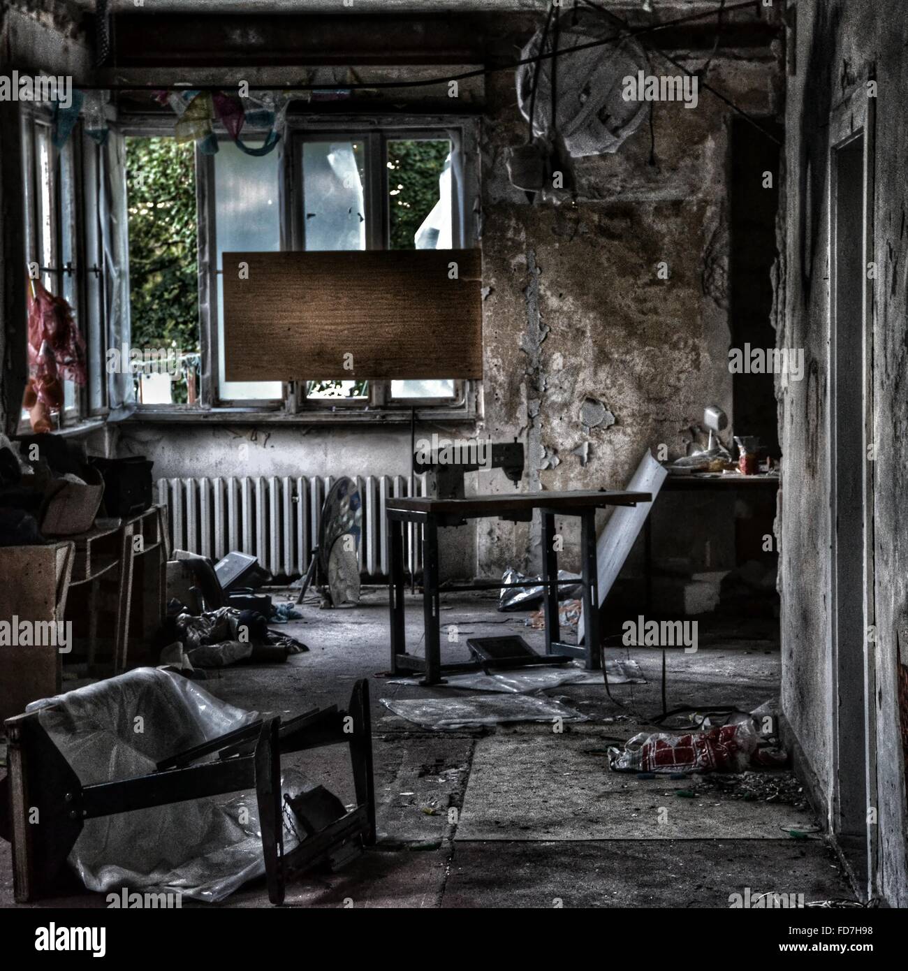 Interior of house broken into High Resolution Stock Photography and ...