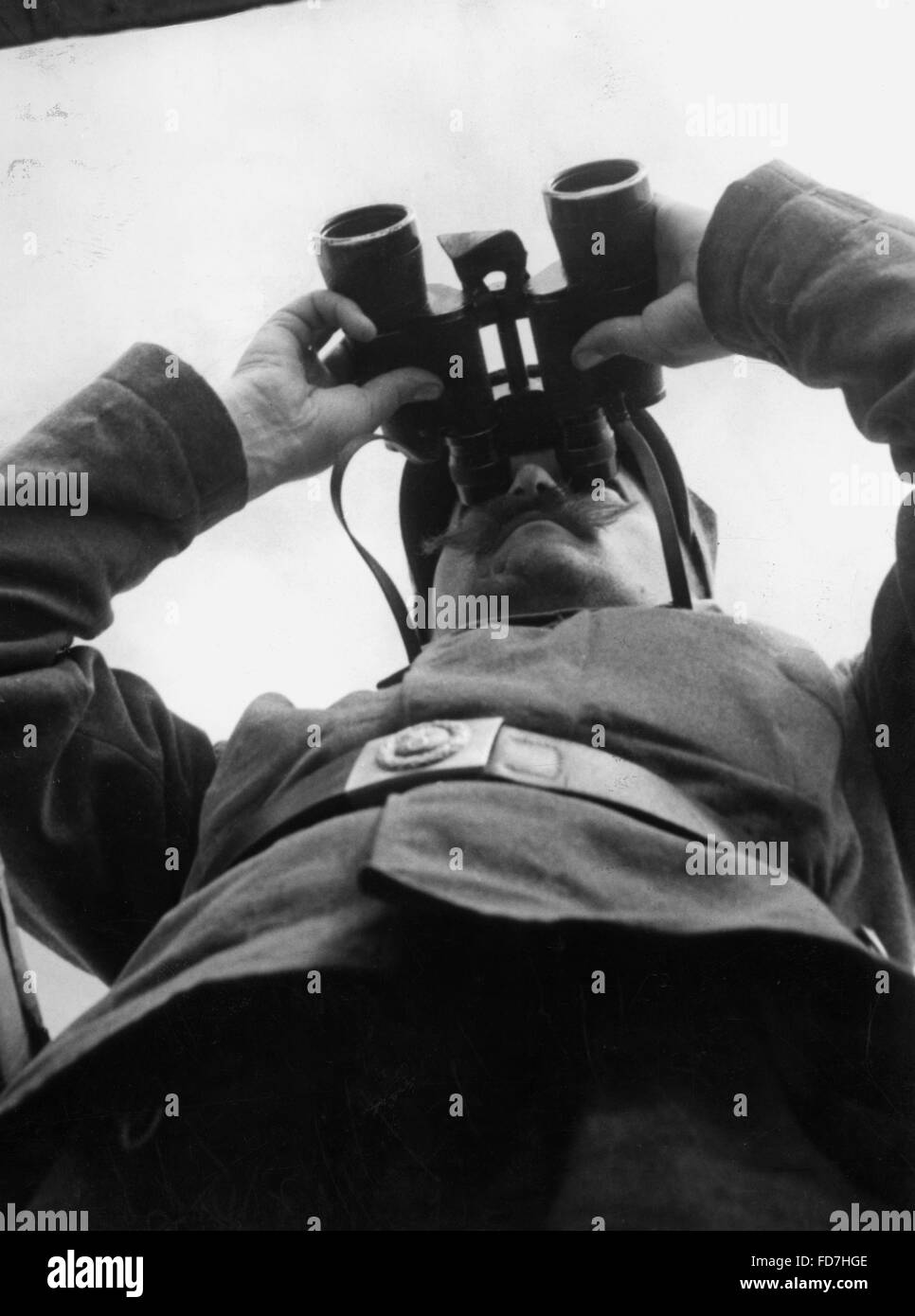 Flight guard in the Alps, 1940 Stock Photo - Alamy