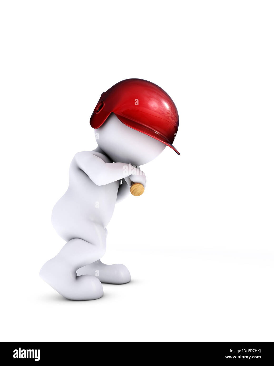 3d render of morph man playing baseball Stock Photo - Alamy