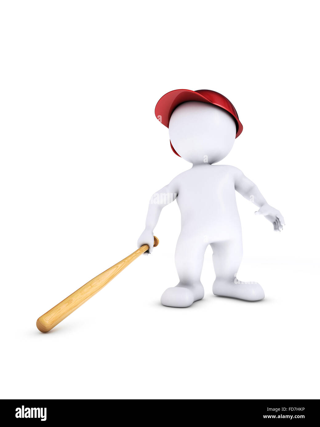 3d render of morph man playing baseball Stock Photo - Alamy