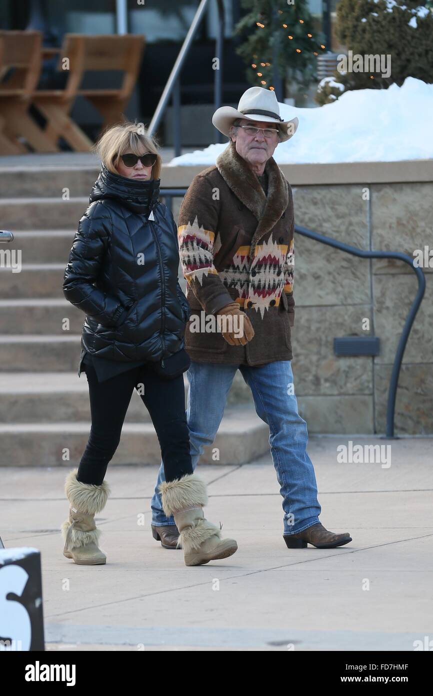 Goldie hawn kurt russell aspen hi-res stock photography and images - Alamy