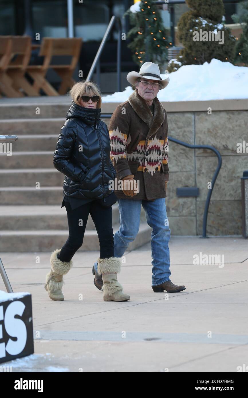 Goldie hawn kurt russell aspen hi-res stock photography and images - Alamy