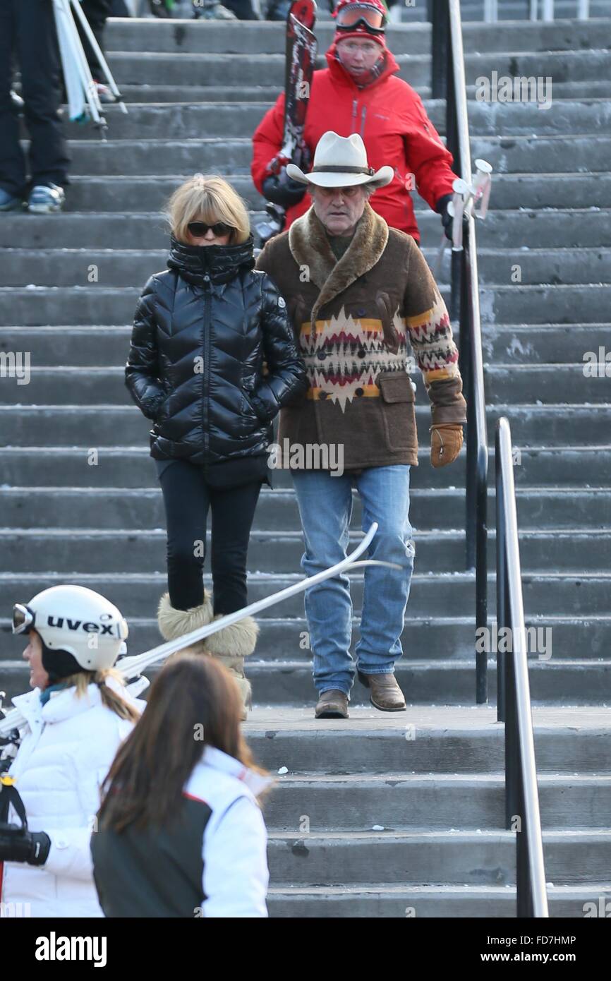 Goldie hawn kurt russell aspen hi-res stock photography and images - Alamy