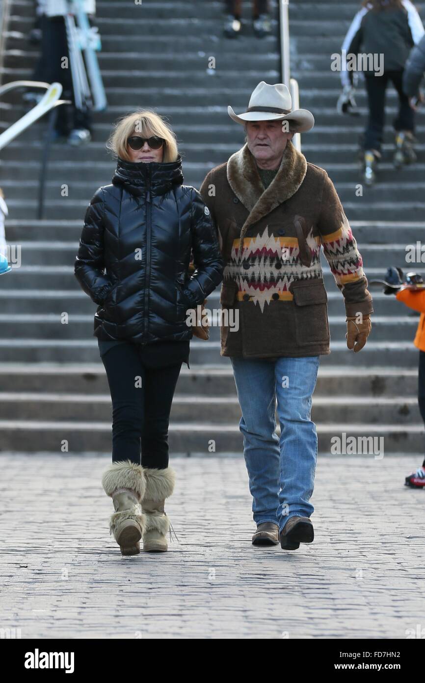 Goldie hawn kurt russell aspen hi-res stock photography and images - Alamy