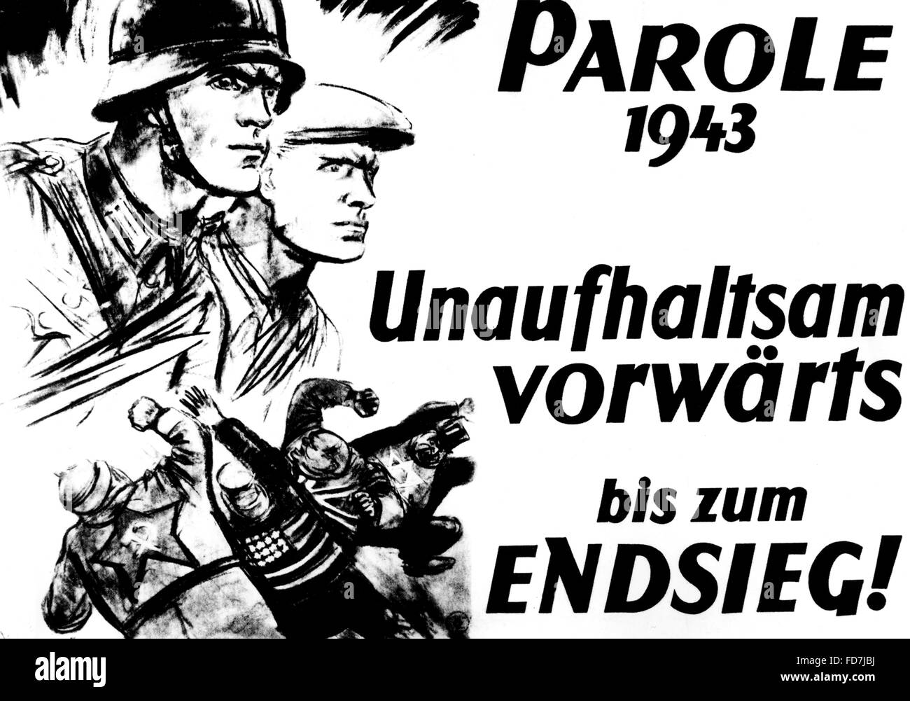 German propaganda poster hi-res stock photography and images - Alamy