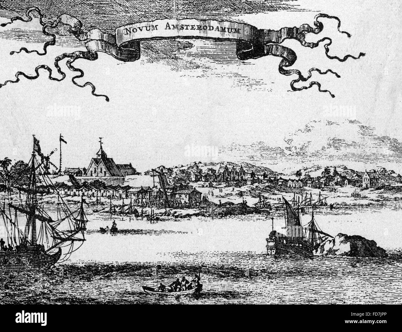 New York, 1677 Stock Photo - Alamy