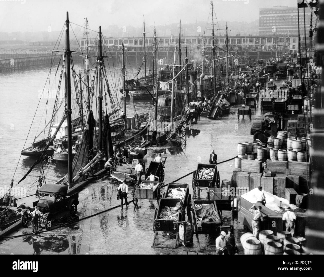 Harbour of Boston, 1931 Stock Photo - Alamy