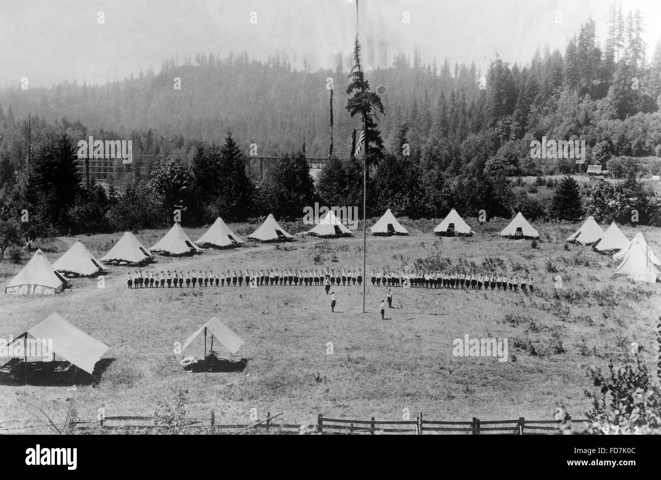American scouts, 1928 Stock Photo - Alamy