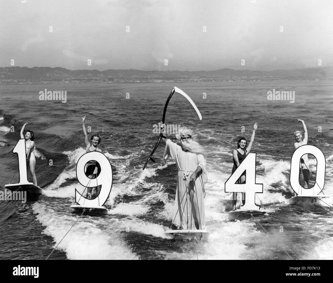 Ceremony for the turn of the year, 1939 Stock Photo - Alamy