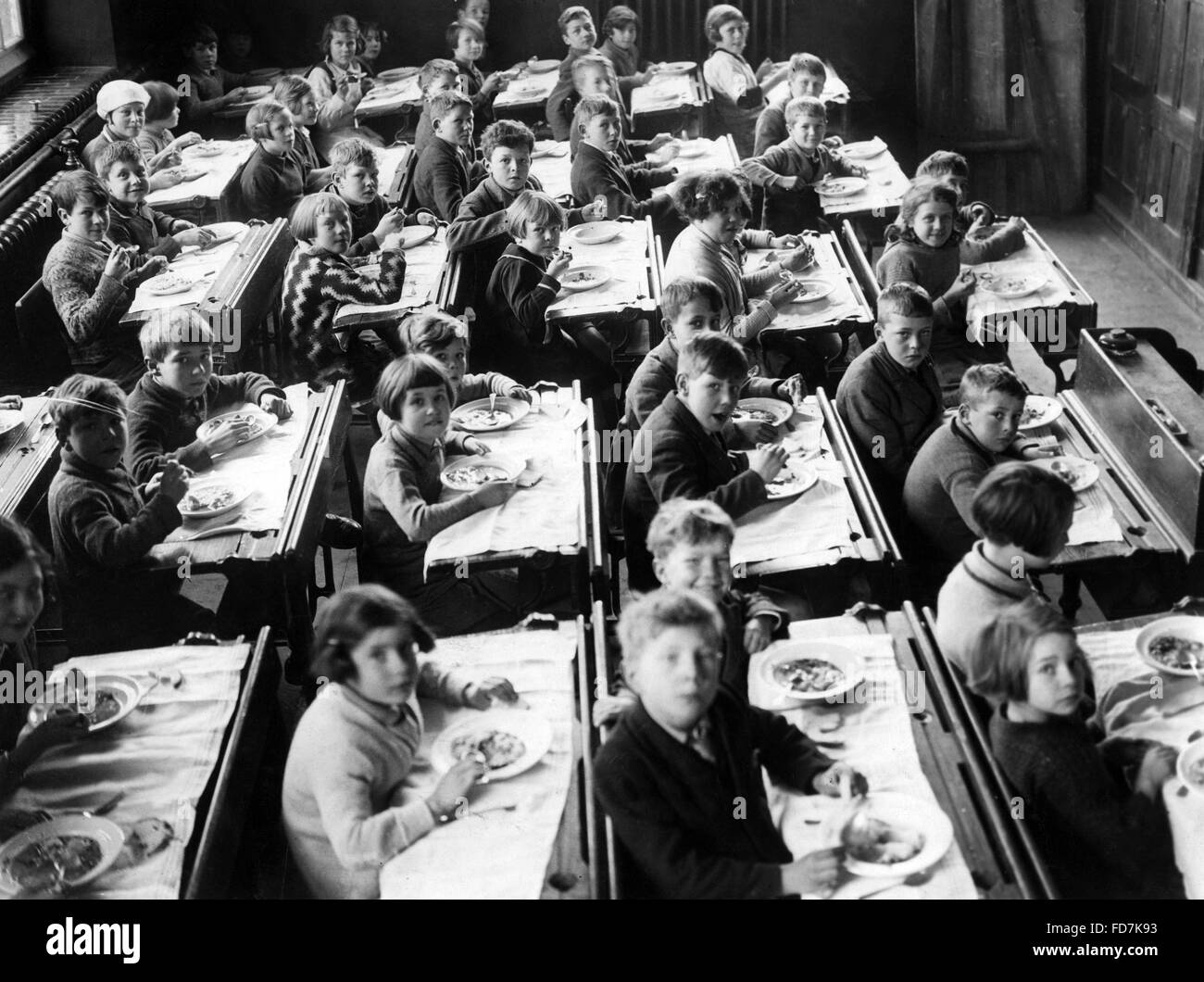 School class in Great Britain, 1930 Stock Photo - Alamy