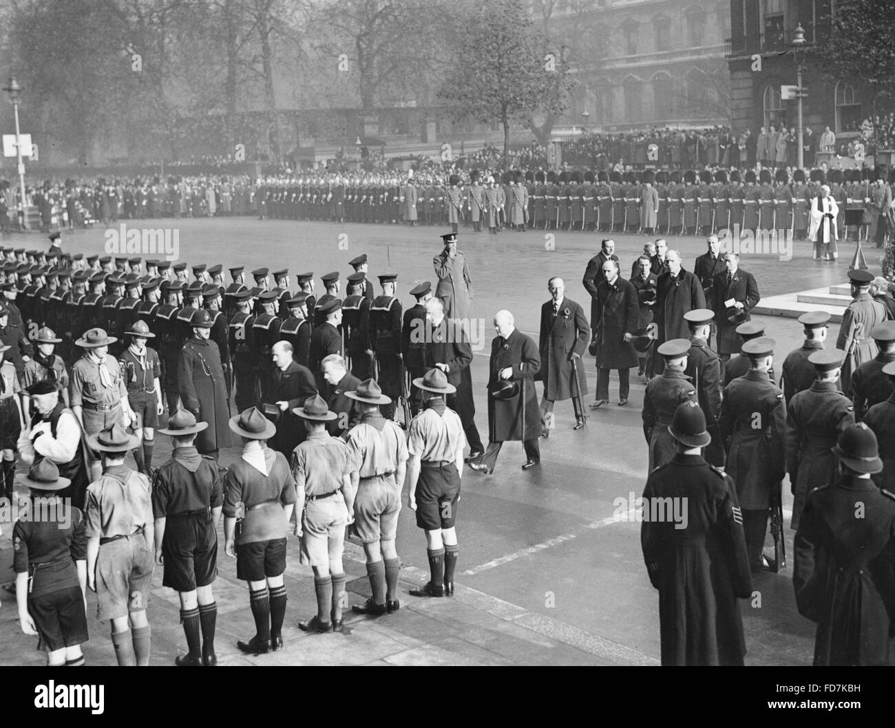 Amistice celebration in London, 1935 Stock Photo - Alamy